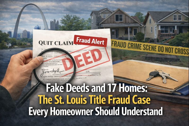Fake Deeds and 17 Homes: The St. Louis Title Fraud Case Every Homeowner ...