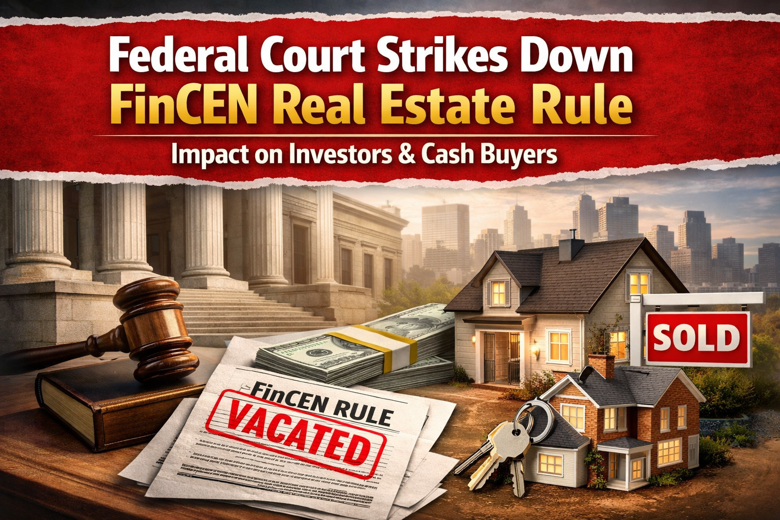 Federal Court Blocks FinCEN Rule on Cash Real Estate Deals...Big Win ...